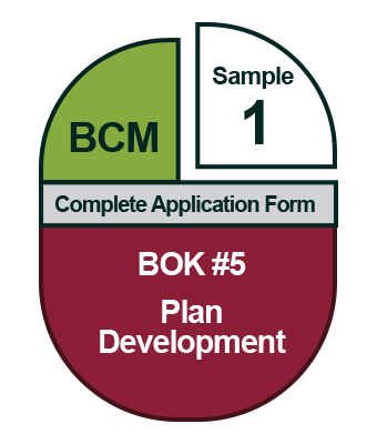 Complete Application Form: Sample BCM BoK 5 PD #1